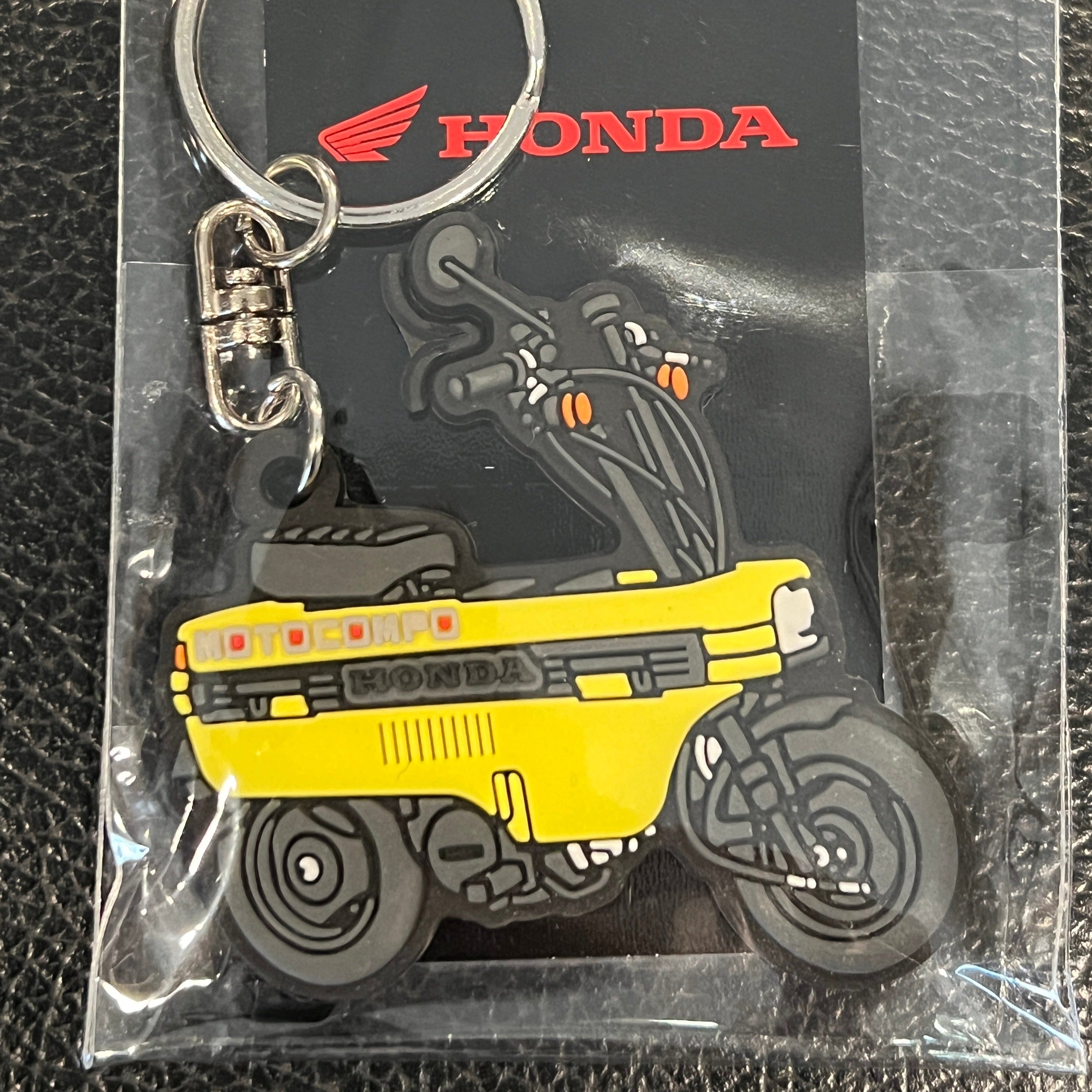 Honda Motocompo Keychain - Yellow, Large – Cycle Refinery